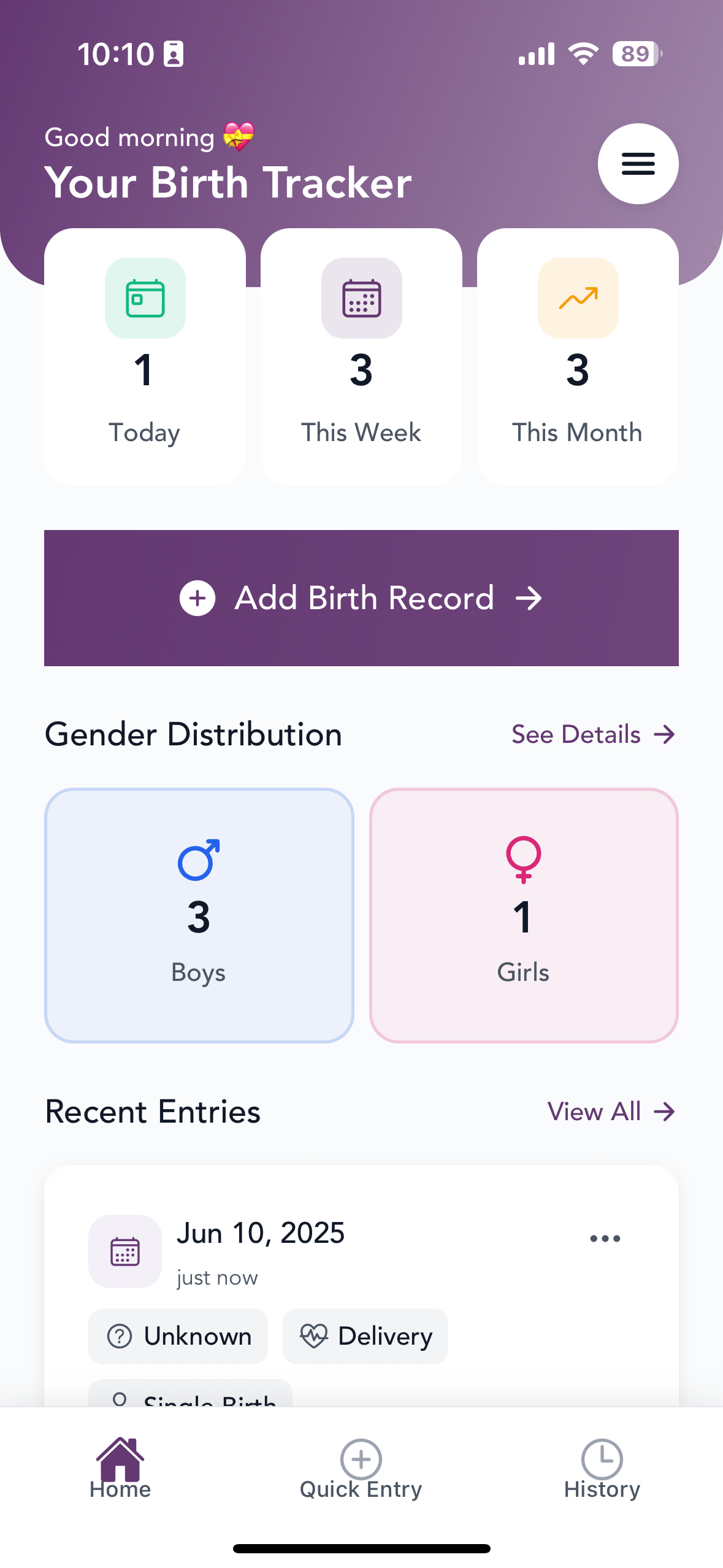 MiracleMeter - Birth Tracking App for Healthcare | Hamsti Studios ...